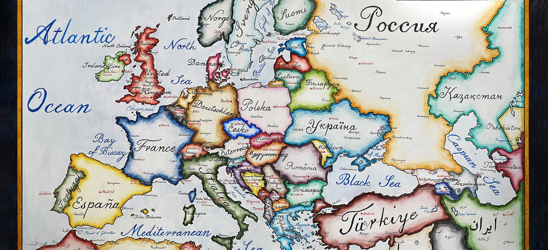 CartographyCraft: Handmade Historical Maps