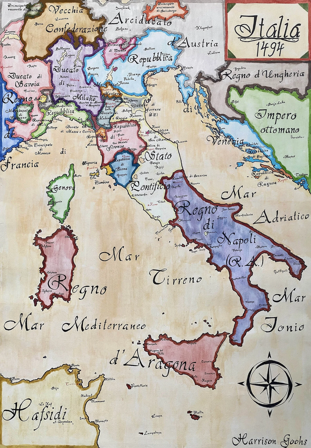 CartographyCraft: Handmade Historical Maps